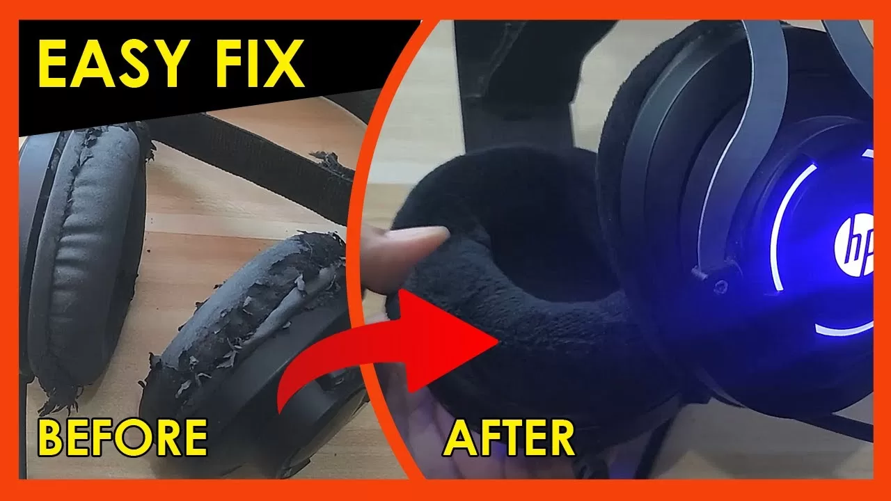 How to Fix & Replace Headphone Earpads Cups or Ear Cushion Foam ...